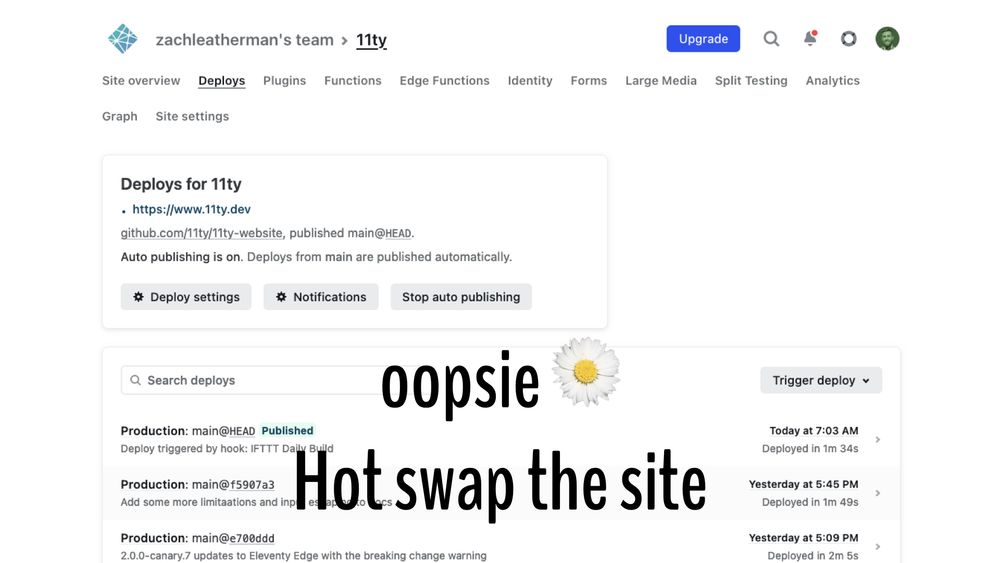Eleventy: Build vs. Serverless vs. Edge—zachleat.com